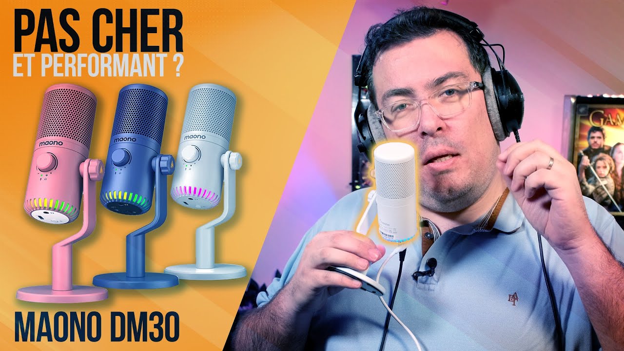 JE TESTE UN MICRO GAMER À - DE 50€ : le MAONO DM30 - Salut les Noobs