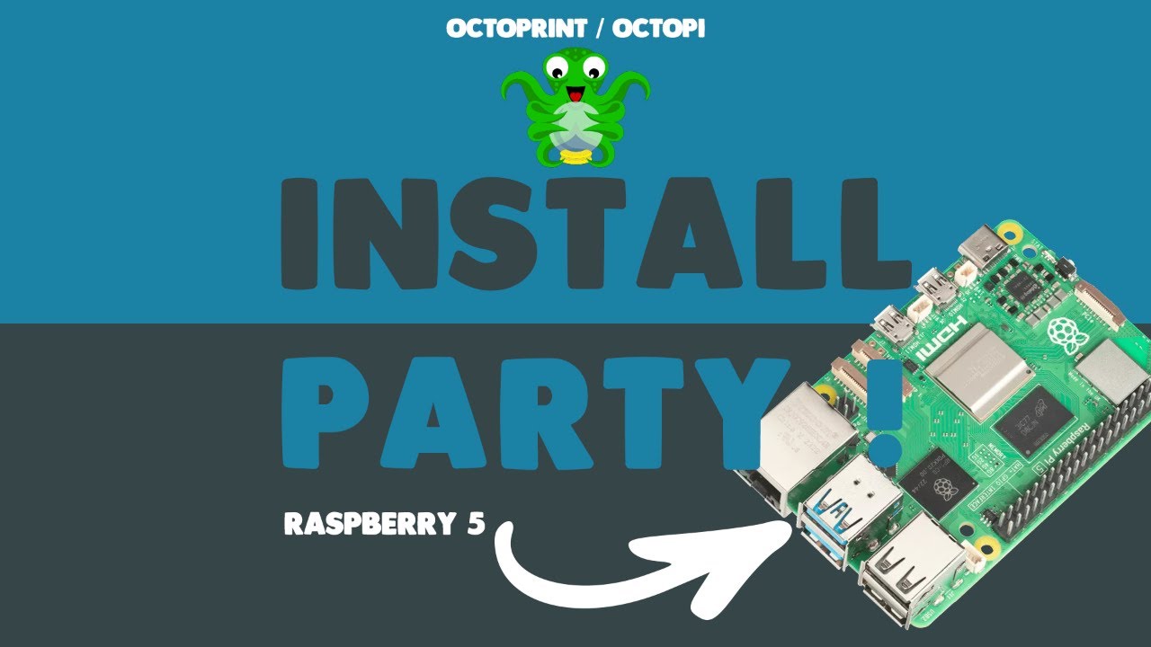 INSTALL PARTY | Octoprint sur Raspberry 5 (Octopi) - Salut les Noobs